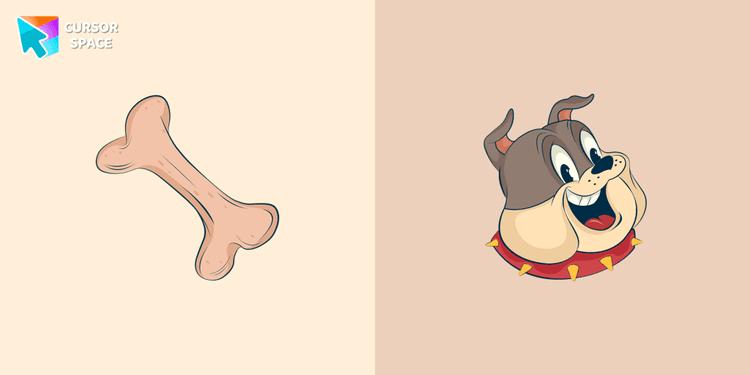 Custom Cursor Spike Dog Theme - Cursor Pack | Cursor Space
